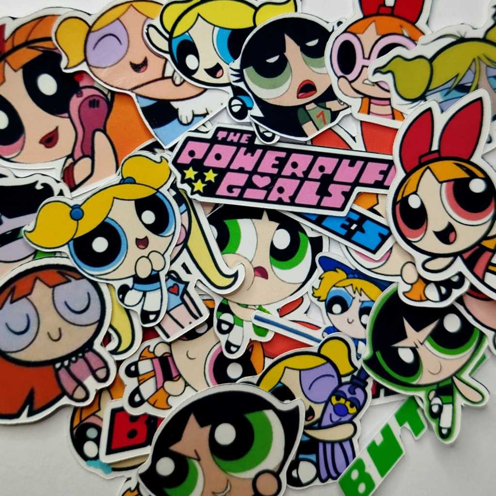 Adesivos As Meninas Superpoderosas Lindinha Florzinha Docinho Cartoon ...