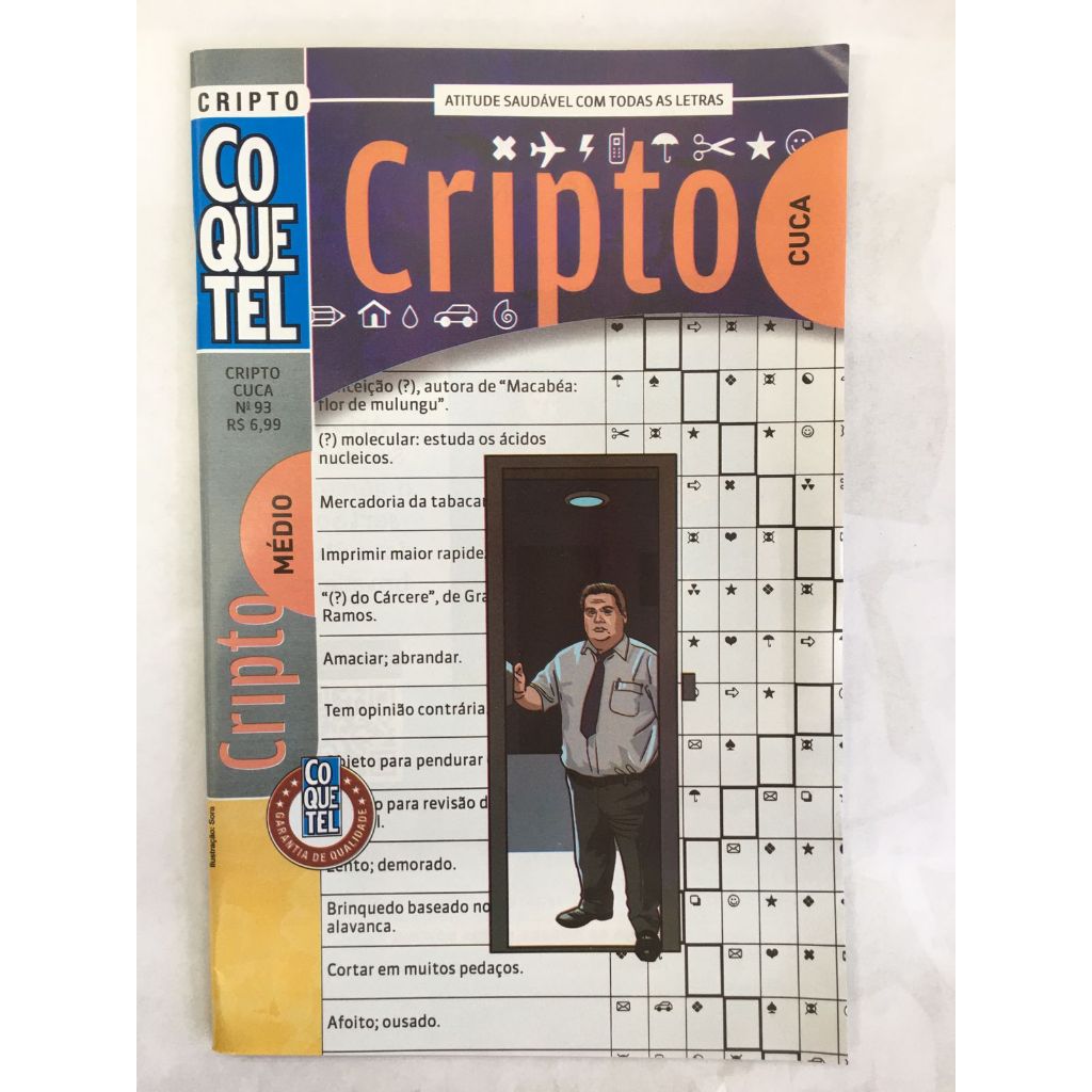 Passatempo Coquetel Cripto Cuca Nível Médio 44 Jogos | Shopee Brasil