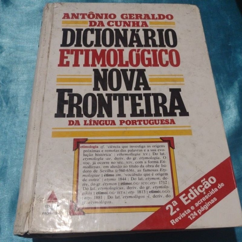 Dicionário Etimológico Nova Fronteira da Língua Portuguesa- Antonio ...