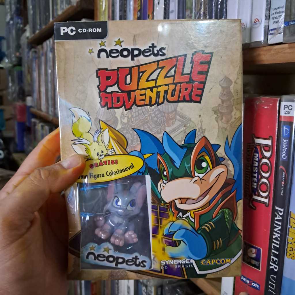 Jogo Neopets Puzzle Adventure Original PC Lacrado com figura ...