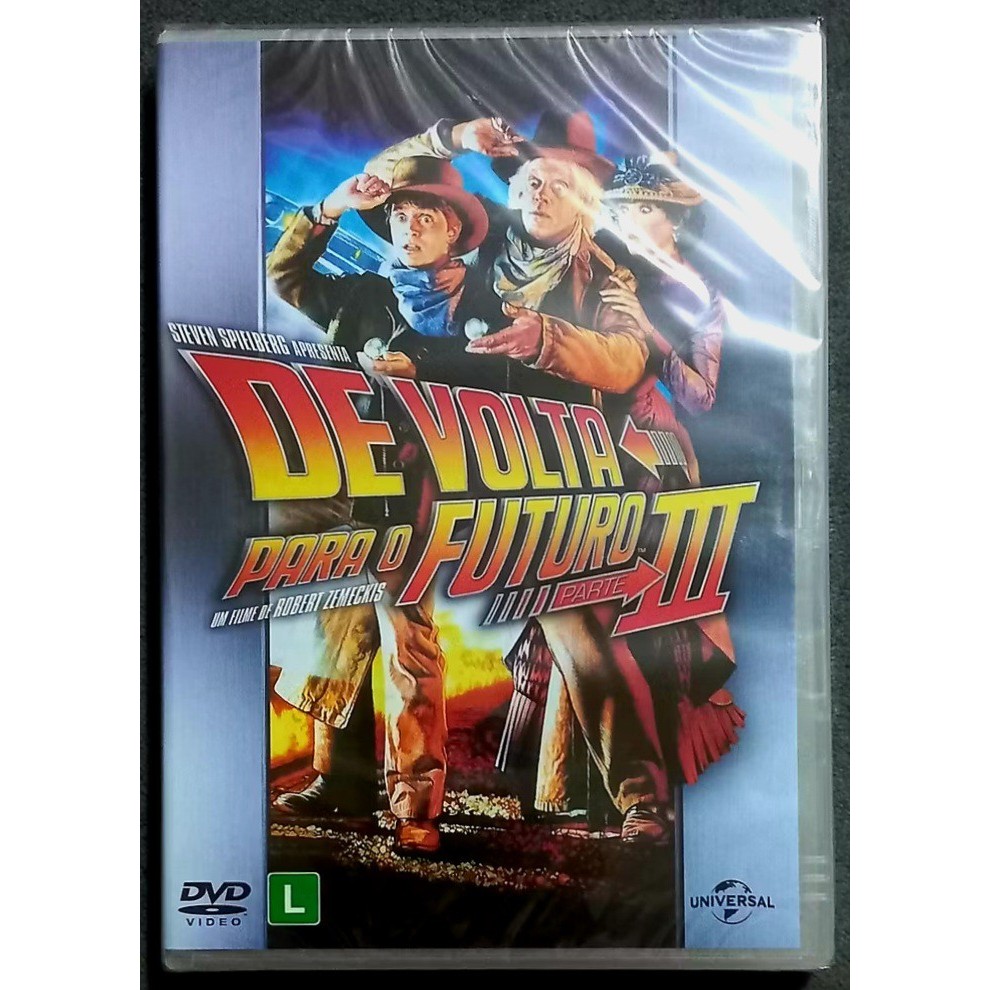 DVD • De Volta para o Futuro 3 - LACRADO [Steven Spielberg / Robert Zemeckis/ Michael J. Fox ...