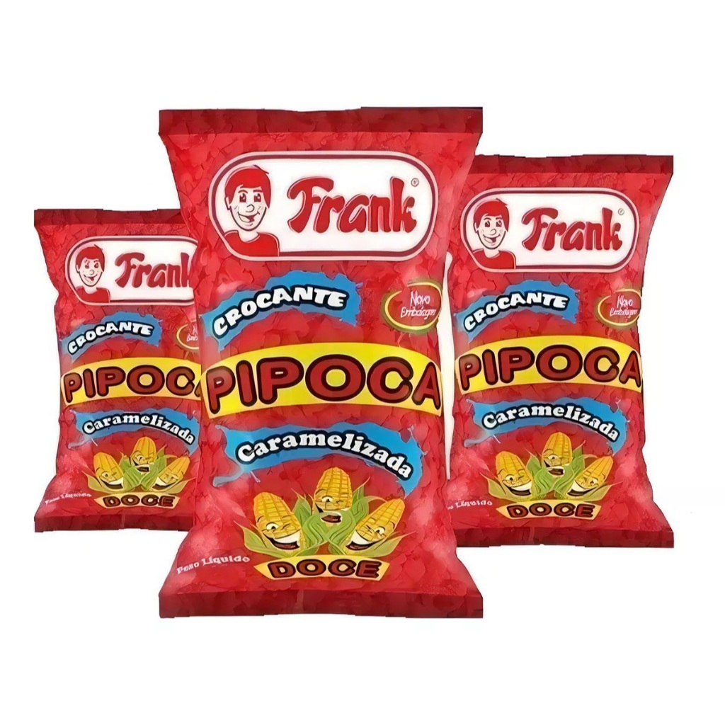 Kit com 13 Unidades de Pipoca Doce Frank 60g cada | Shopee Brasil