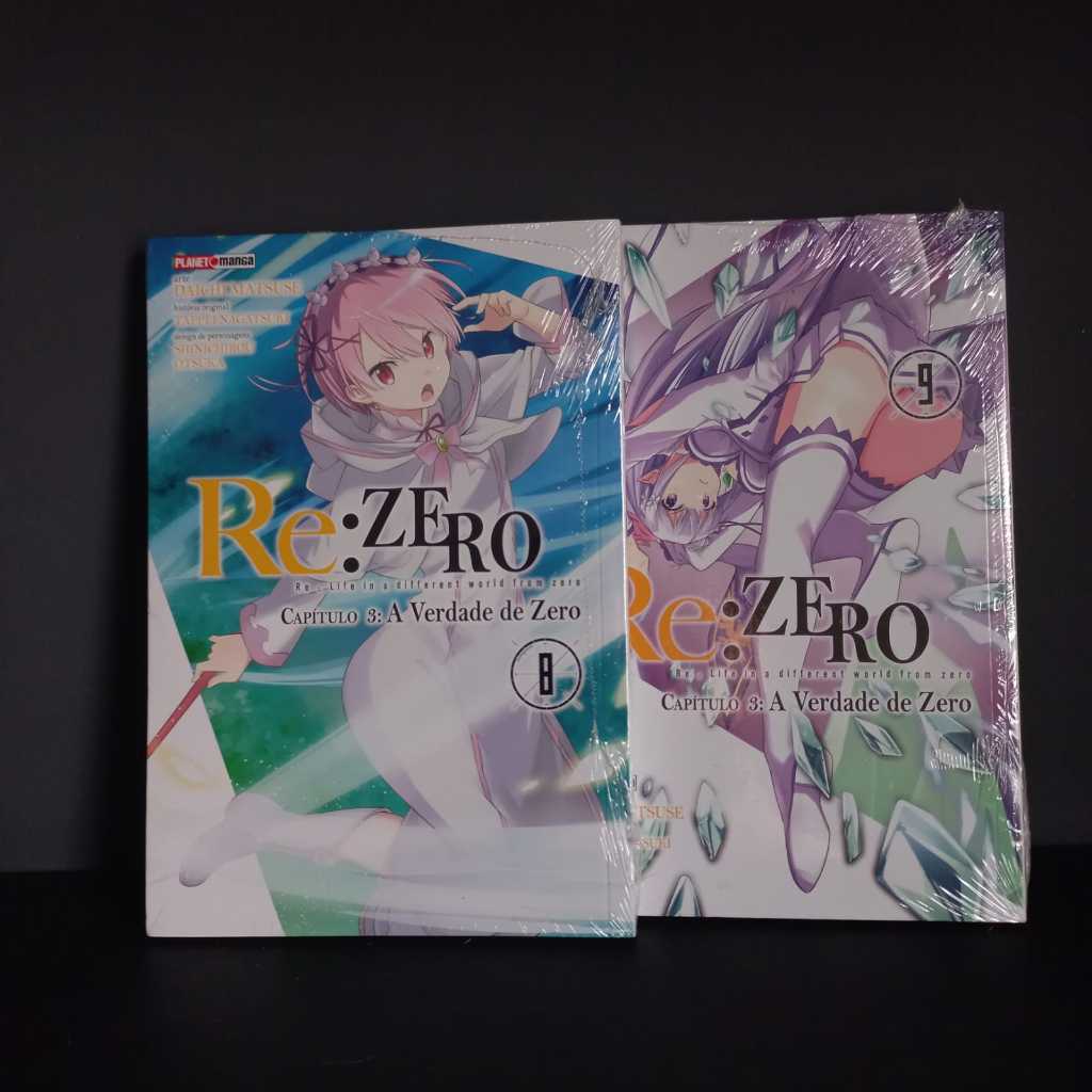 Re:Zero – Capítulo 3: A Verdade de Zero - Vol. 8 e 9 | Shopee Brasil