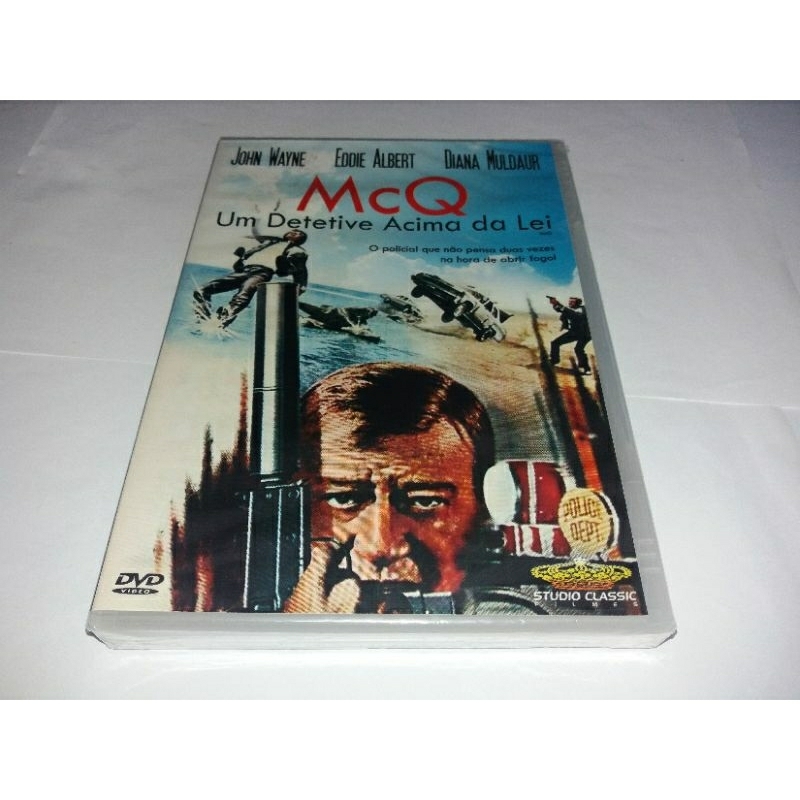 Dvd - McQ : Um Detetive Acima da Lei - 1974 - John Wayne - Lacrado ...