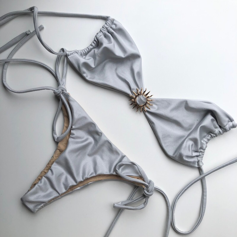 Biquíni curtininha invertido biquíni praia roupa de banho maiô biquíni ...