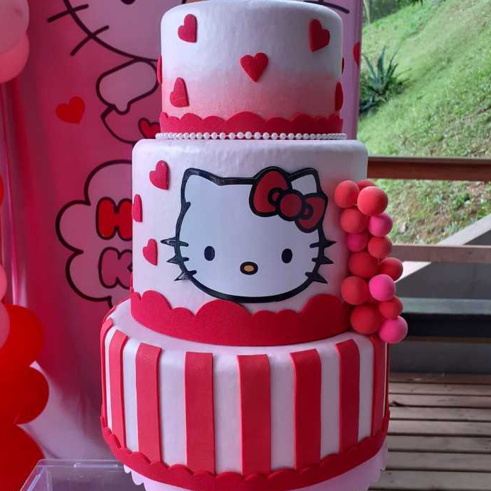 bolo fake hello kitty | Shopee Brasil