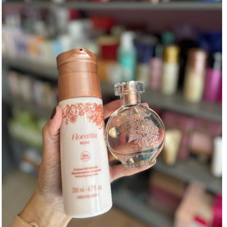 Kit Floratta Rose 30ml + Hidratante Corporal 200ml | Shopee Brasil