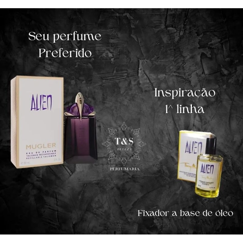 Perfume Inspirado Alien Feminino 50ml base de óleo | Shopee Brasil
