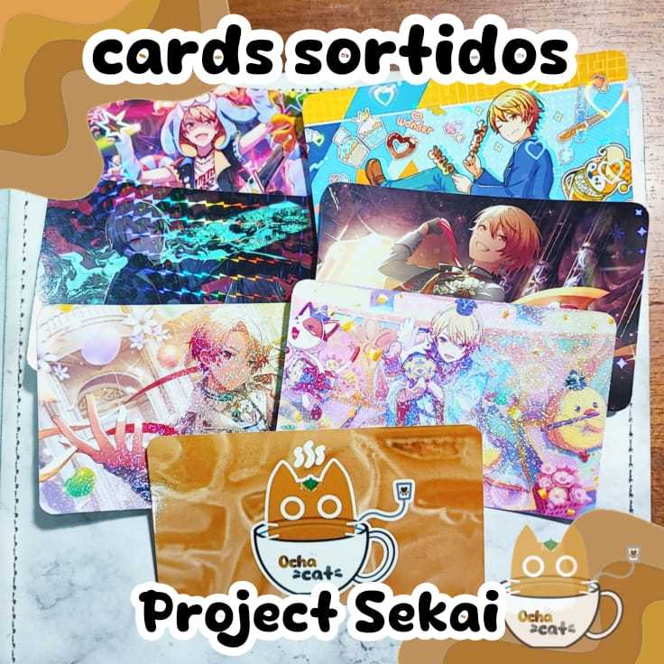 Kit surpresa DE CARDS aleatório Project Sekai personagens (PRSK/PJSK ...