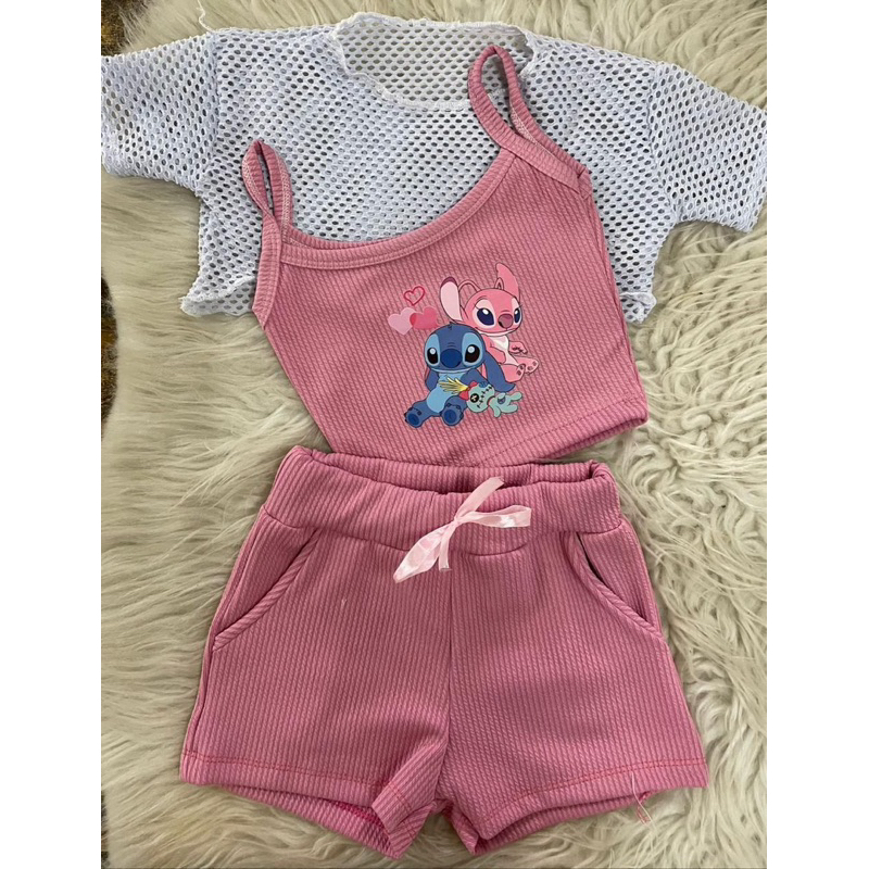 trio infantil STITCH | Shopee Brasil