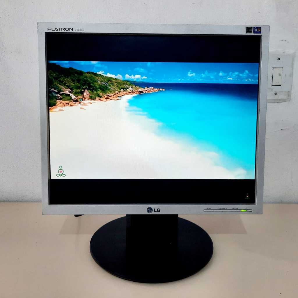 Monitor LG Flatron Lcd 17 Polegadas Quadrado | Shopee Brasil