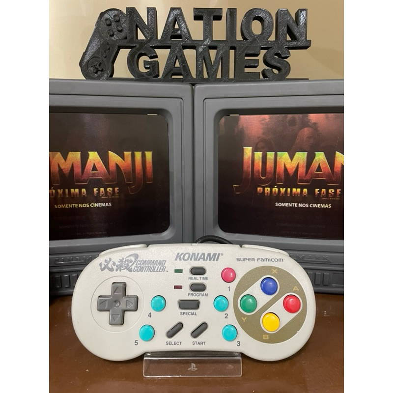 Konami Command Controle - Super Nintendo | Shopee Brasil