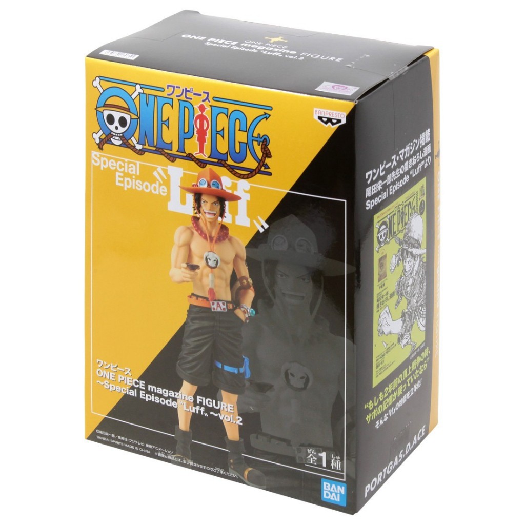 One Piece Magazine Figure Special Episode Luff Vol. 2: Portgas D. Ace ...