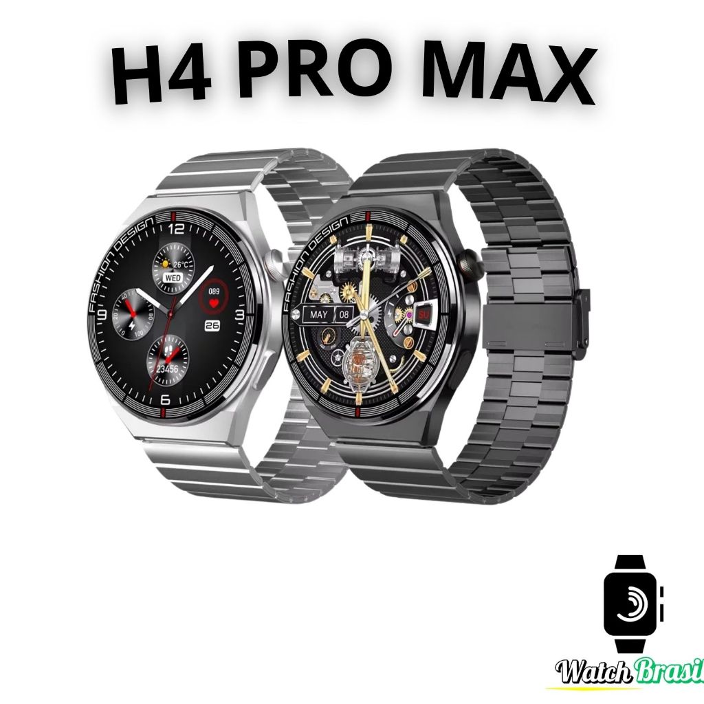 H4 Pro Max SmartWatch Relógio Elegante Inteligente | Shopee Brasil