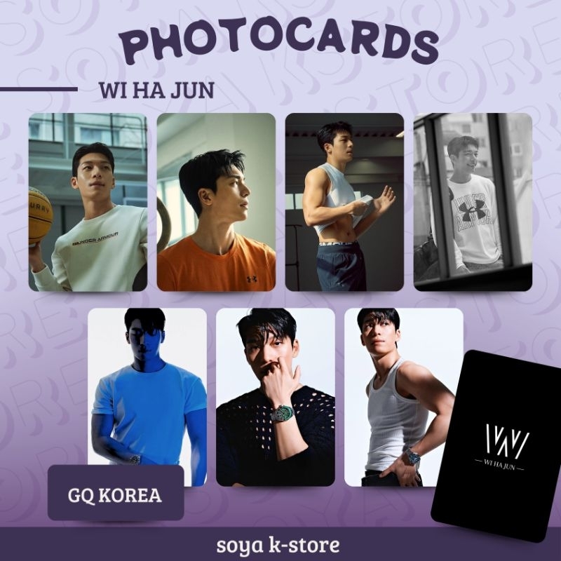 PHOTOCARDS WI HA JUN GQ KOREA - ROUND 6 - SQUID GAME - WI HA JOON ...