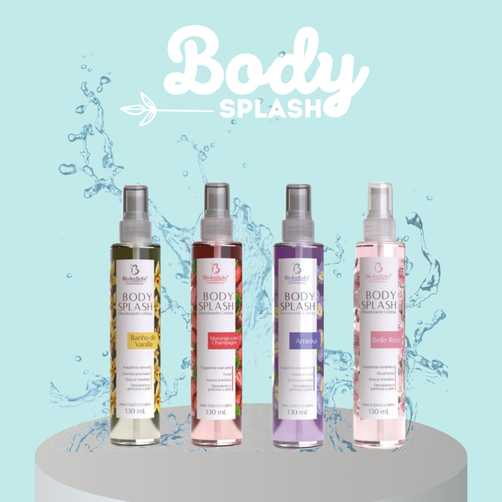Body Splash Desodorante Colonia - Bio Instinto 130mL | Shopee Brasil