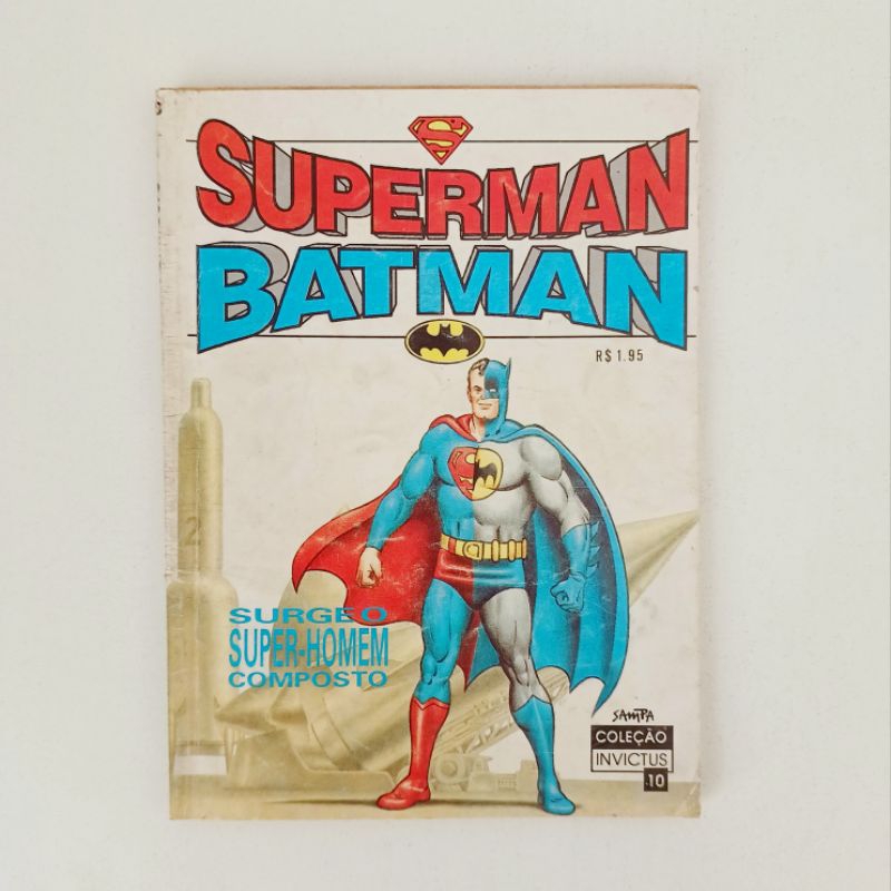 HQ Coleção Invictus N° 10 Super-Homem Composto Superman Batman 1994 DC ...