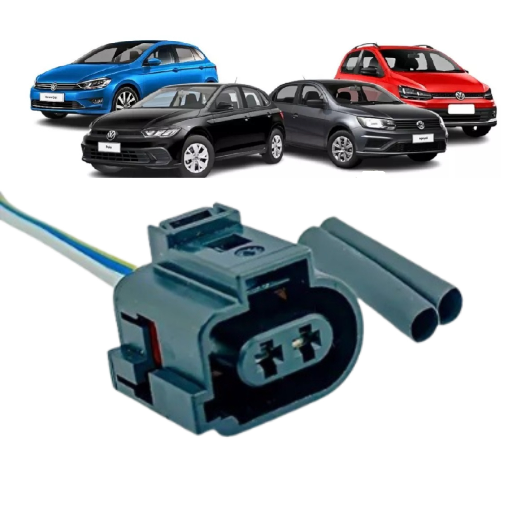 Plug Conector Chicote Reparo Eletroválvula Purga Canister Polo Saveiro ...