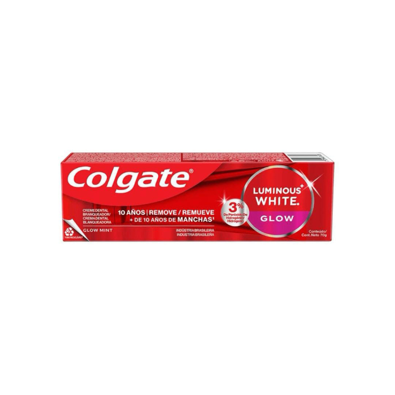 Creme Dental Clareador Colgate Luminous White Glow 70g - Pasta de Dente ...