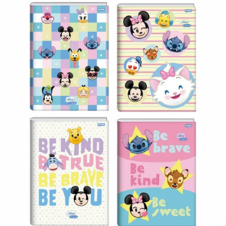 Caderno Universitário Brochurao Capa Dura 48 Folhas Disney Emoji ...