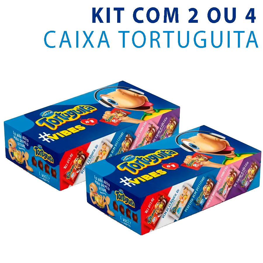 Kit 2 Ou 4 Caixas de Bombom Formato Tortuguita Mix Sortido 134,5g ...