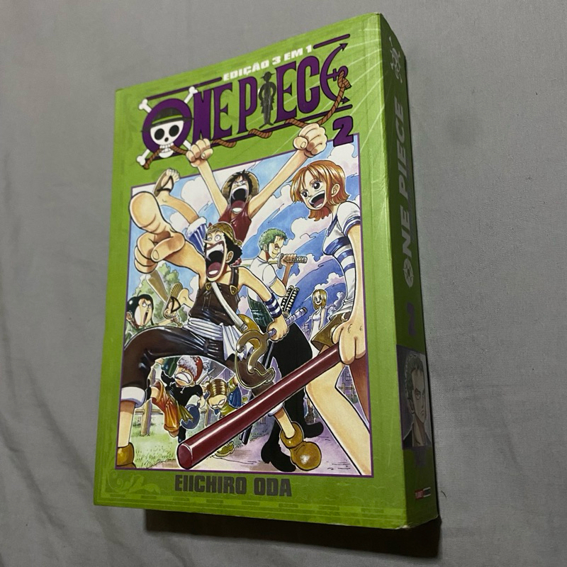 Mangá One Piece volume 2 edição 3 em 1 | Shopee Brasil