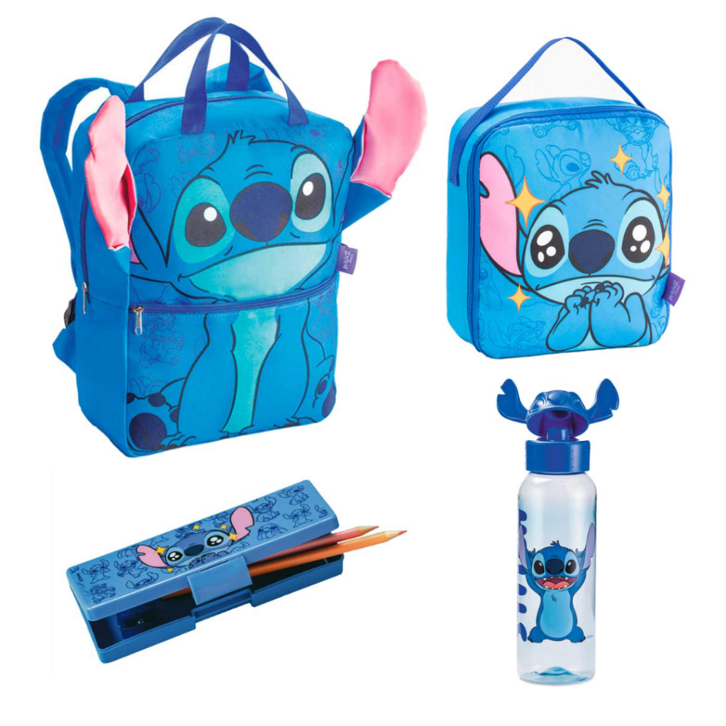 Kit Escolar Do Stitch Material Completo Menina Menino Infantil Disney ...