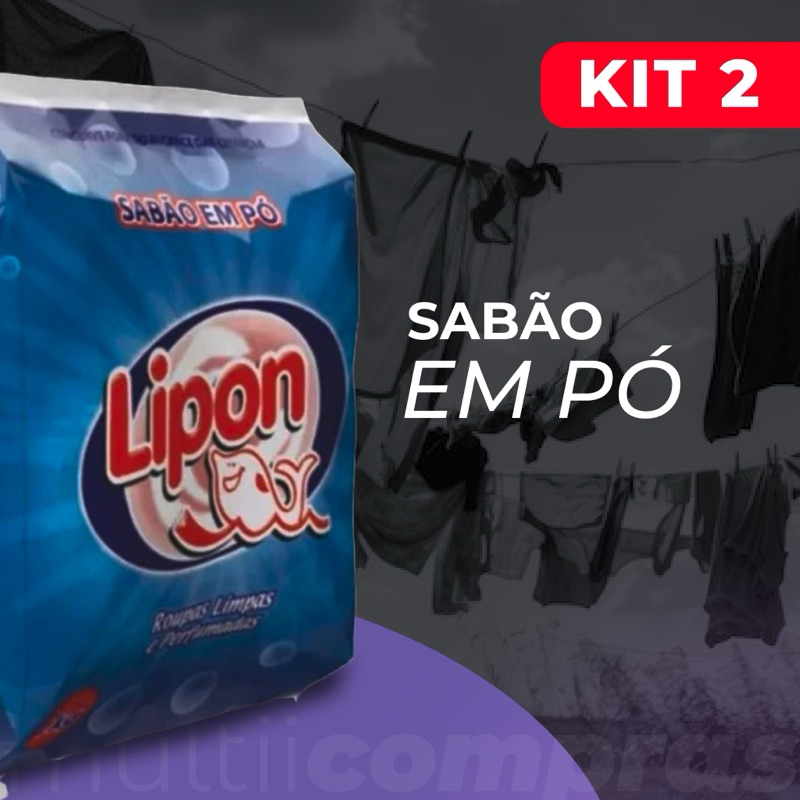 SABAO LAVA ROUPA PO LIPON 1KG | Shopee Brasil