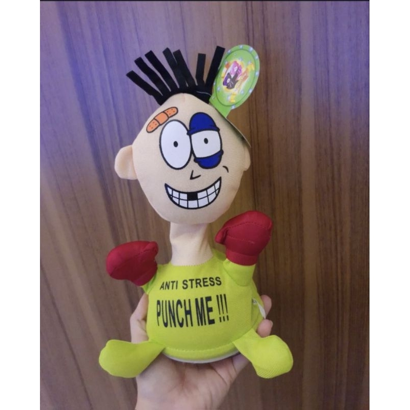 boneco anti stres punch me | Shopee Brasil