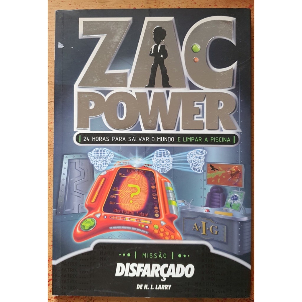 livro Zac Power 12: Missão Disfarçado de H. I. Larry | Shopee Brasil
