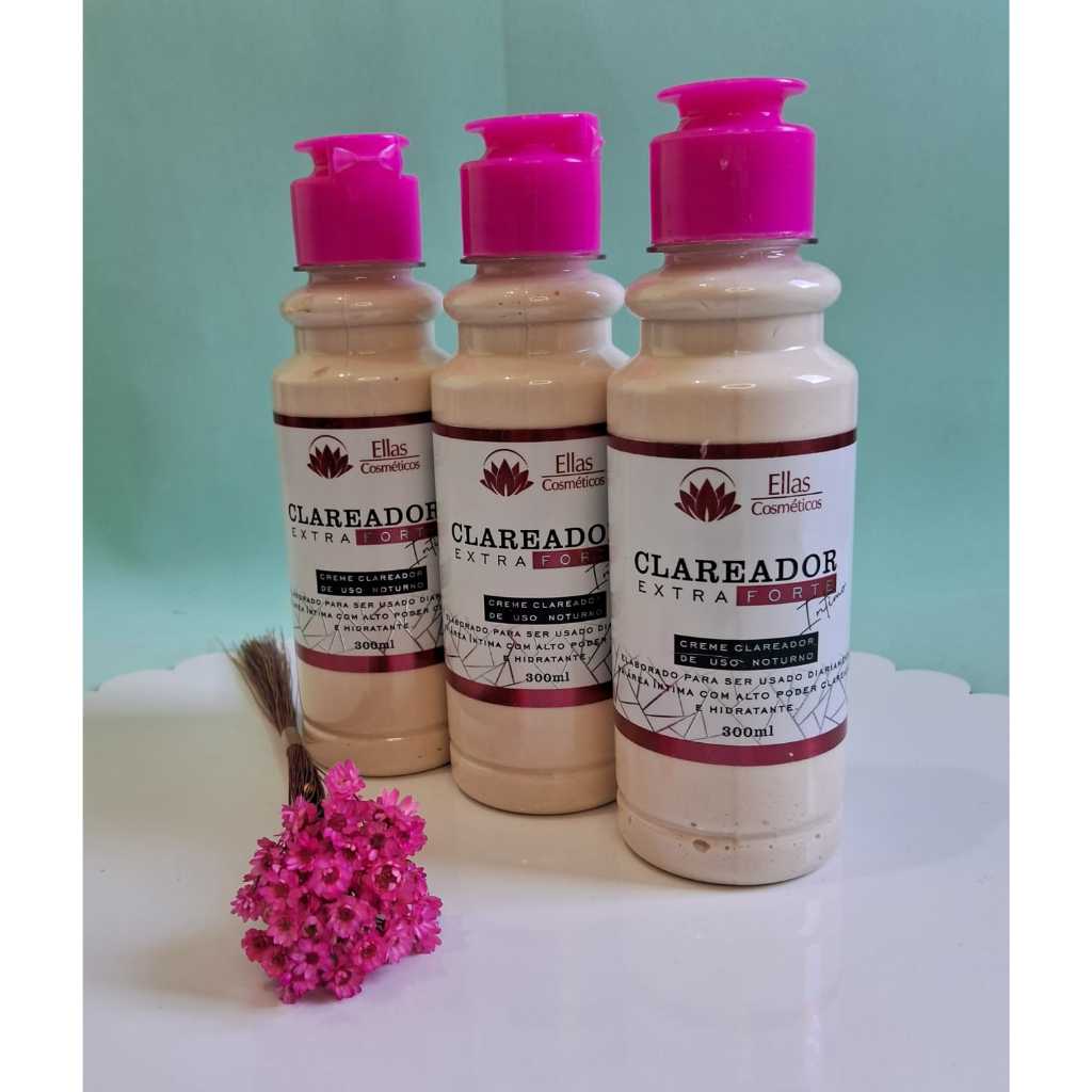 Creme Clareador intimo extra forte para uso noturno Ellas | Shopee Brasil