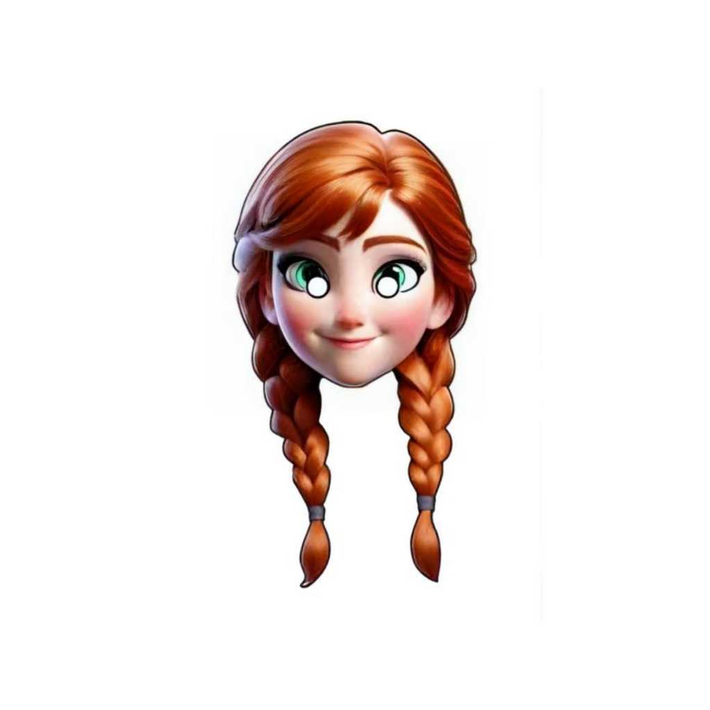 Máscara Infantil Frozen Realista Elsa Ou Ana | Shopee Brasil