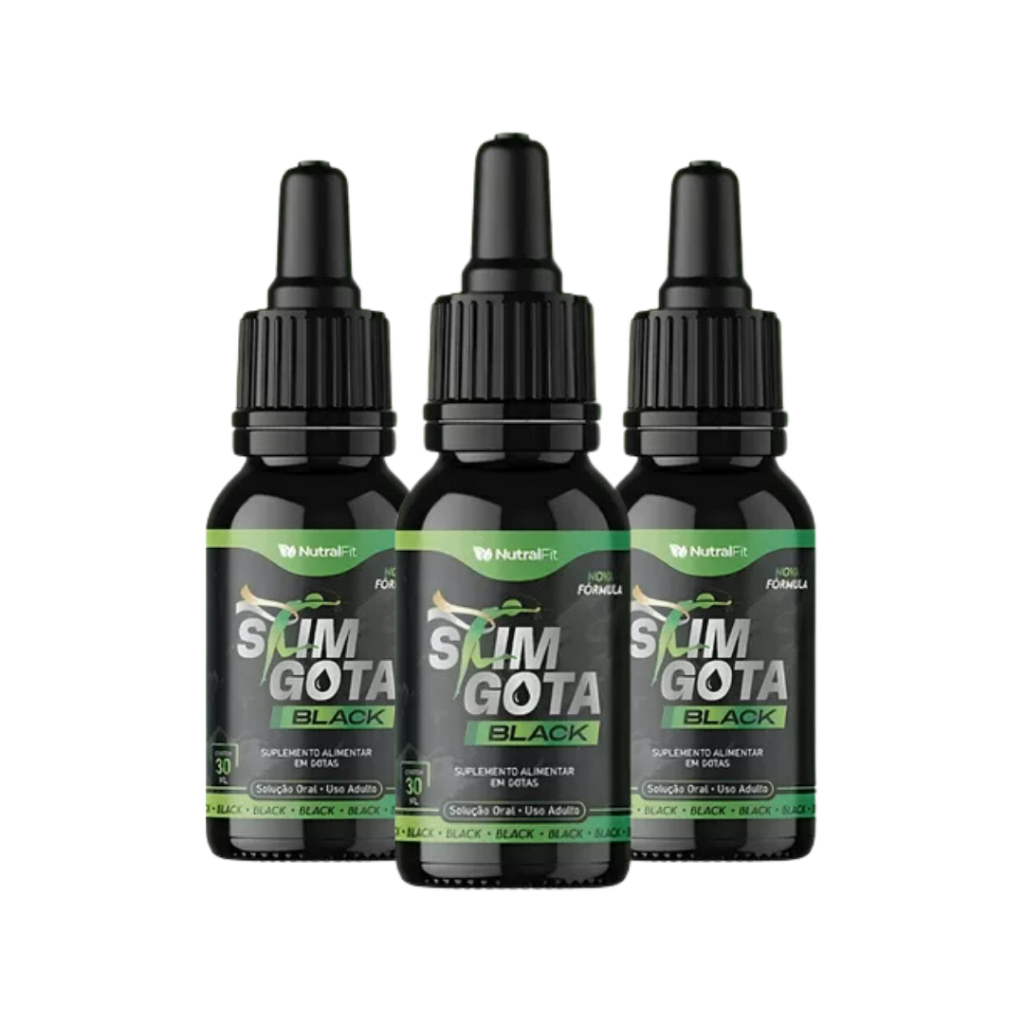 Super Oferta 3x Slim Gota Black Originial 30ML | Shopee Brasil