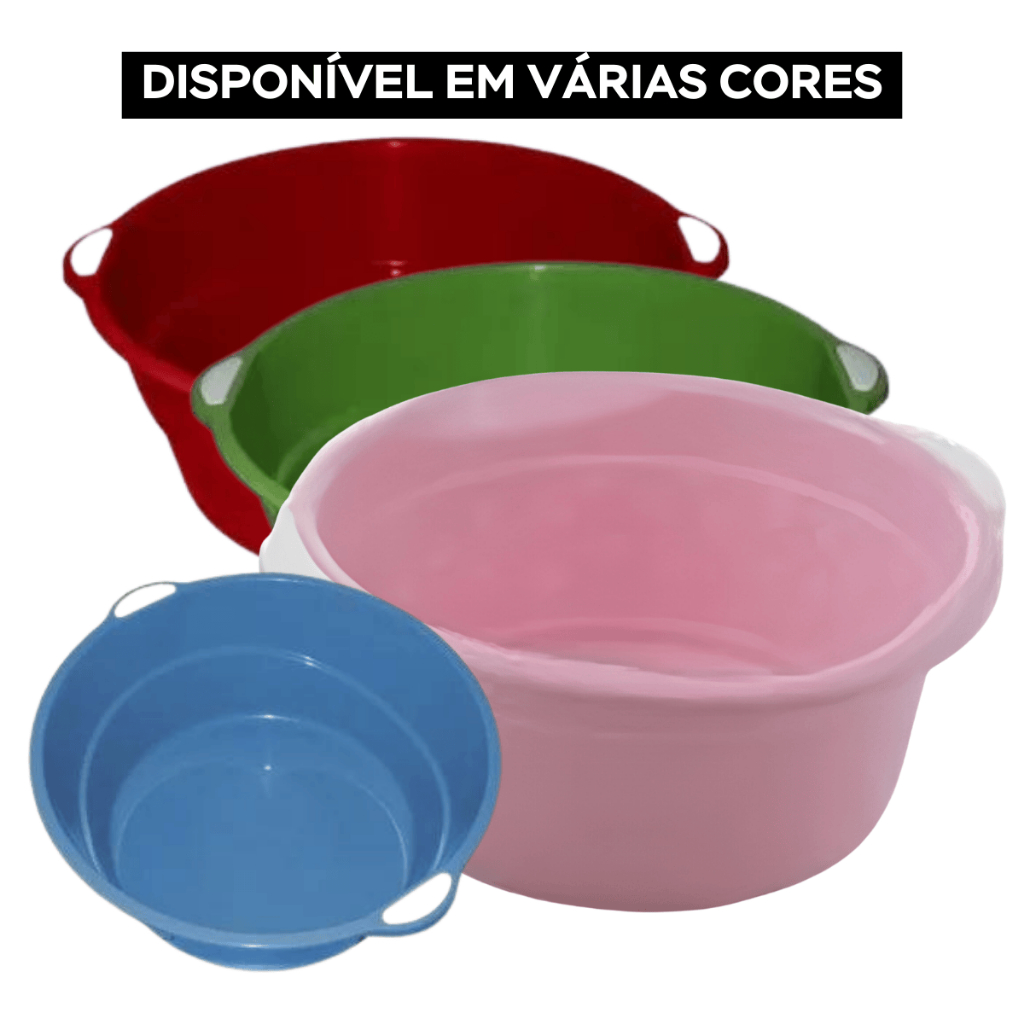 Bacia Grande 80 Litros Reforçada Extra Forte Jamacy Diversas Utilidades ...