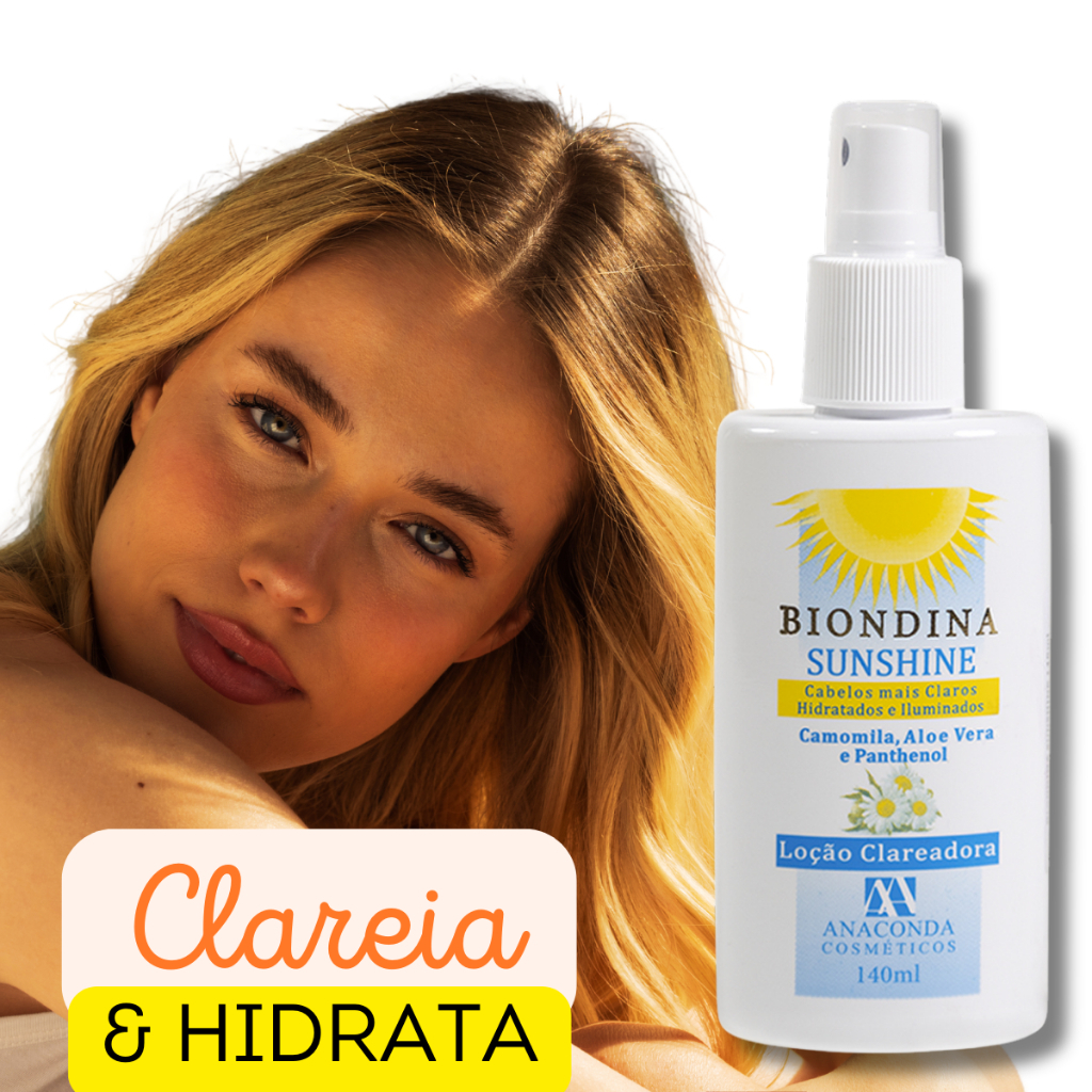 Spray Loção Clareadora E Hidratante De Cabelo e Descolorante De Perna ...