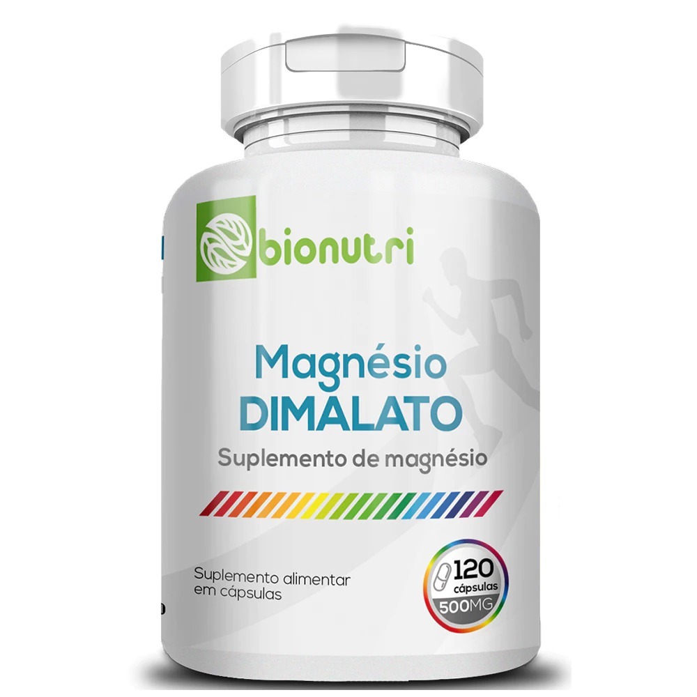 Magnésio Dimalato 120 Cápsulas 500mg Bionutri | Shopee Brasil
