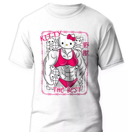 Camisa Hello Kitty Maromba Treino Bodybuilding | Shopee Brasil