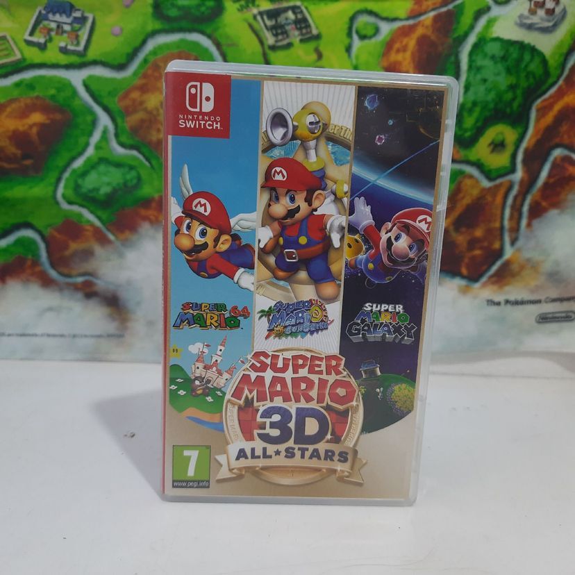 Somente a caixa Super Mario 3D All Stars Nintendo Switch