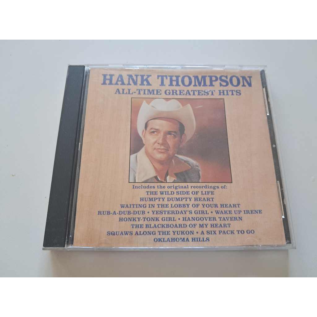 CD - Hank Thompson - All-Time Greatest Hits (importado, americano ...