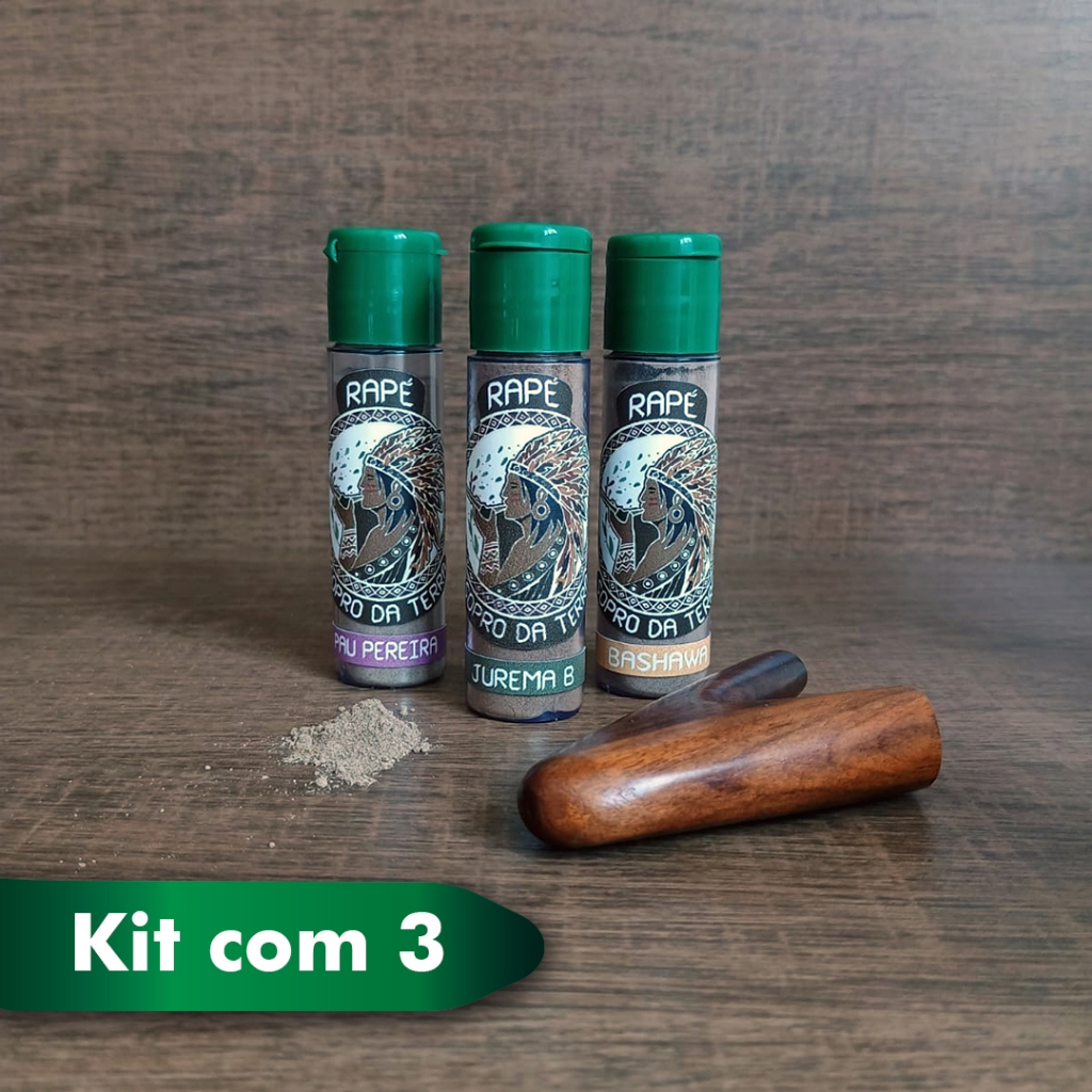 Rapé Indígena Sopro Da Terra - Kit com 3 | Shopee Brasil
