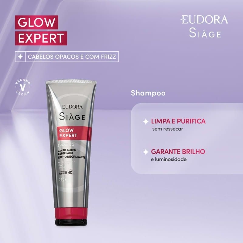 Shampoo Siàge Glow Expert 250ml | Shopee Brasil