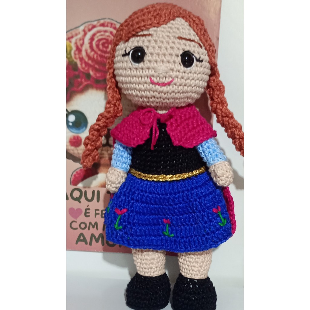 Princesa Ana ( Frozen ) amigurumi | Shopee Brasil
