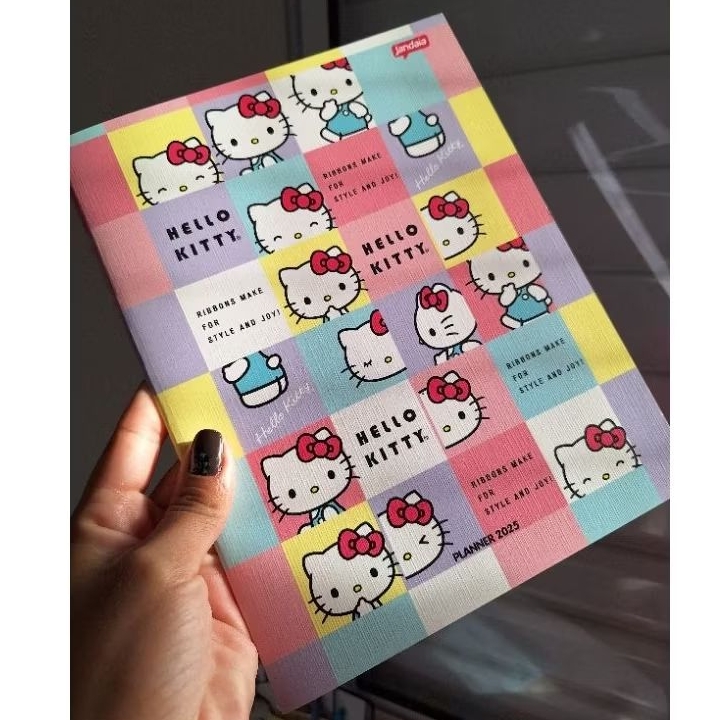 Planner Mensal 2025 Hello Kitty, Spots & Dots, Mono e Flower Power ...