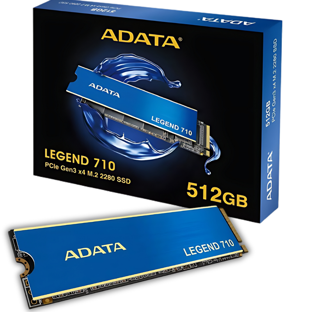 ADATA SSD Adata Legend 710, 512GB, M.2 2280, NVMe, Leitura 2400 MB/s, Gravacao 1800 MB/s, ALEG ...