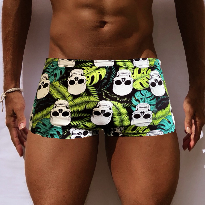 Sunga Boxer Estampada Lycra Adulto Larga Praia Piscina Sungas | Shopee ...