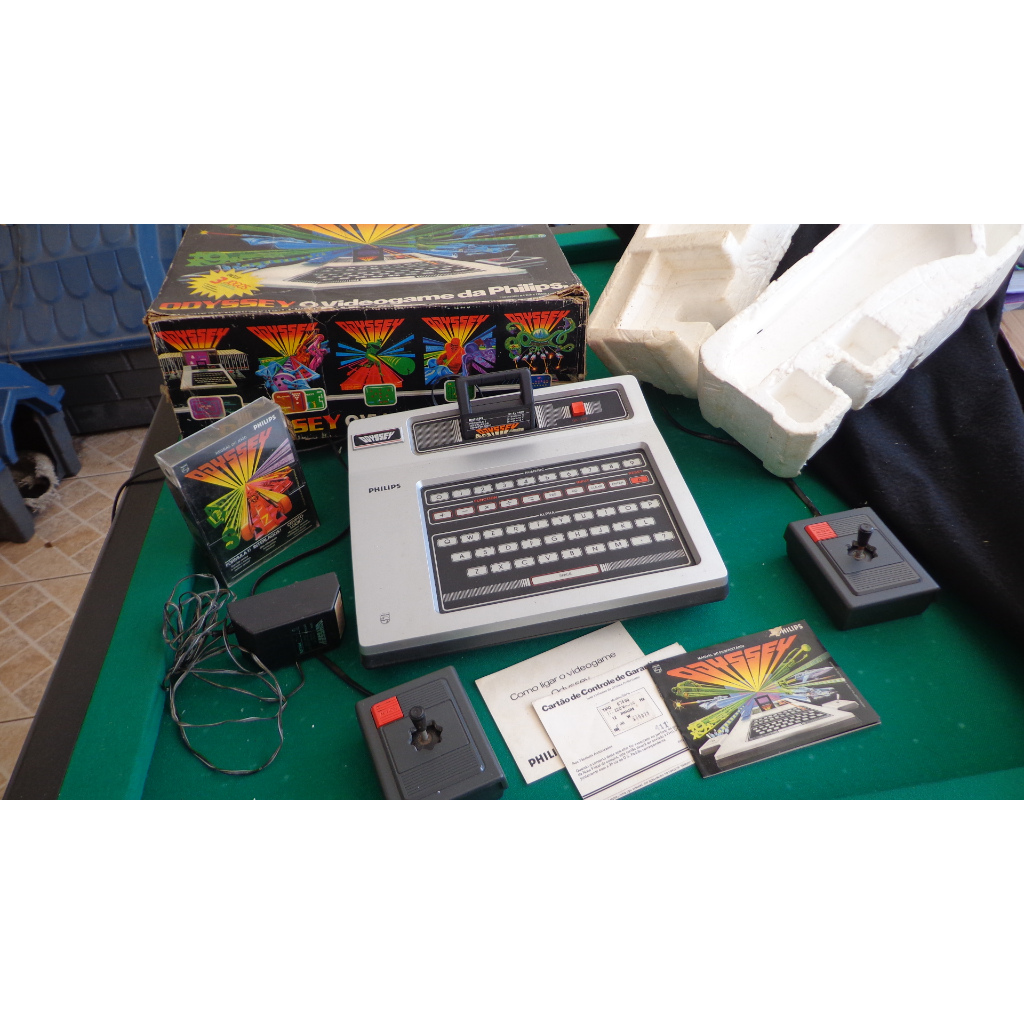 Odyssey Console Philips Pronto Jogar Funcionando 100%. | Shopee Brasil