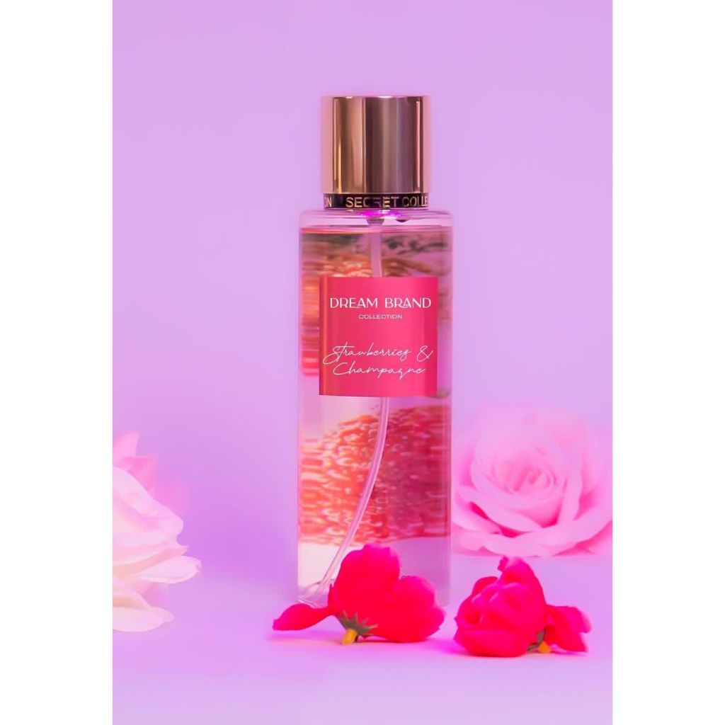 Body Splash Dream Brand Collection Strawberry and Champagne -250ml ...