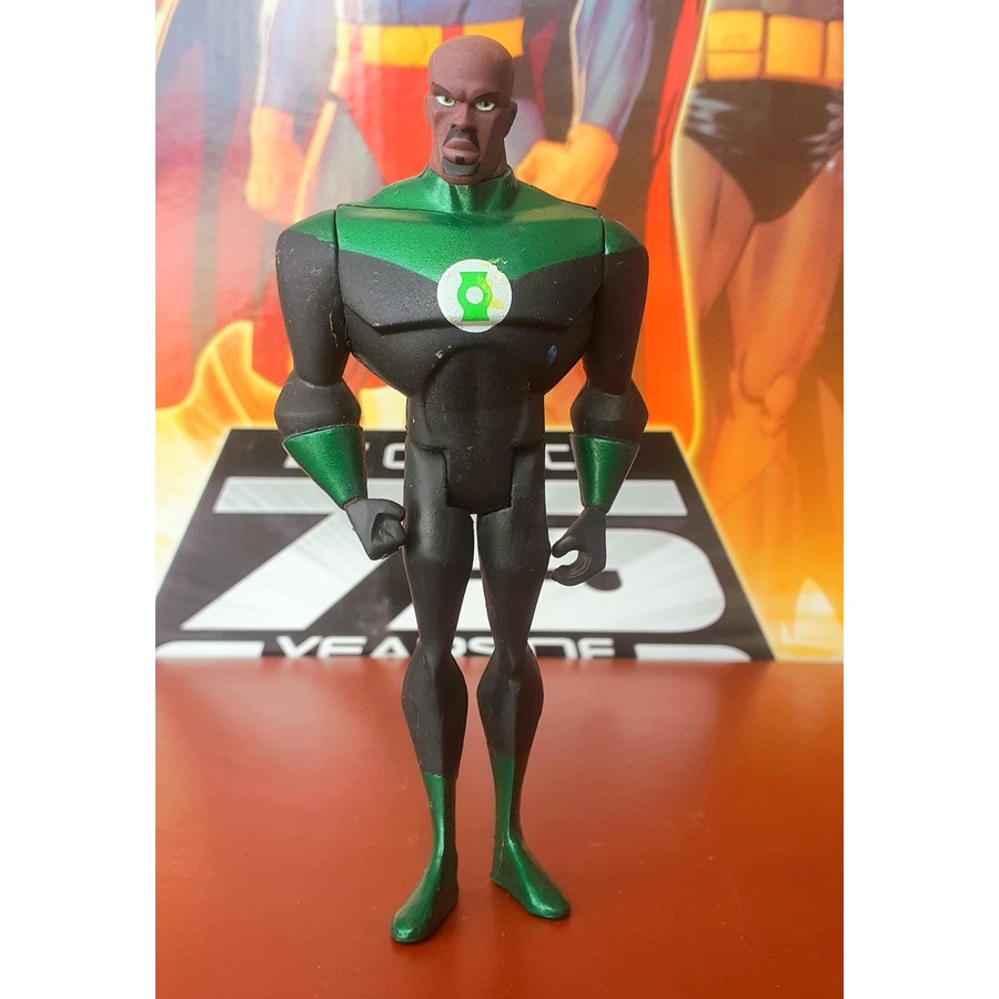 Boneco DC jlu - John Stewart - metálico - Lanterna verde - Original ...