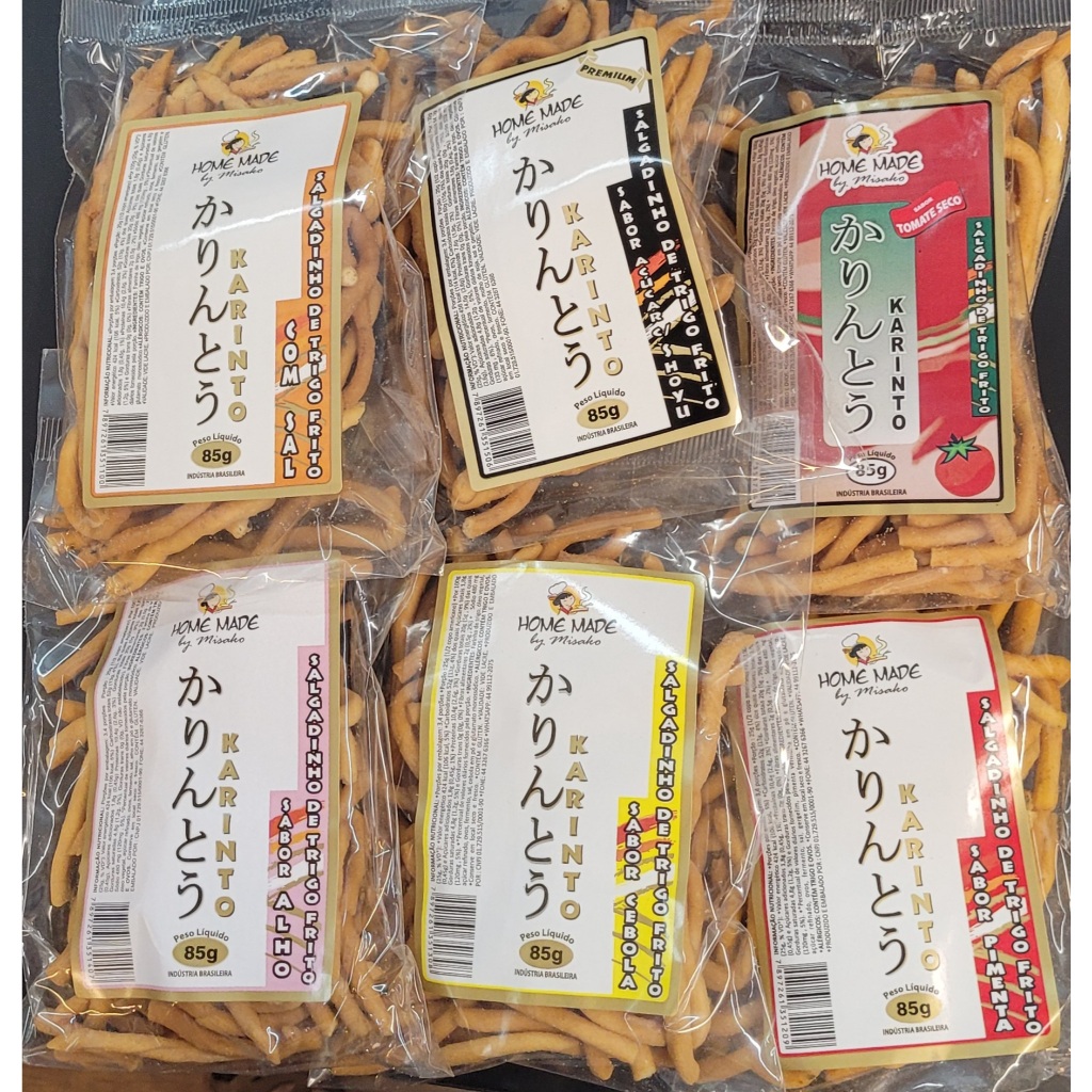Karinto - Salgadinho em tiras frito 85g ou 185g - Vários sabores - Home ...