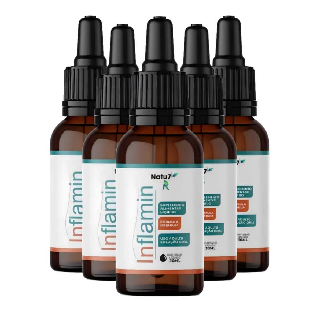 Inflamin 30ml Original - Pague 5 e leve 6 Frascos - Alivio imediato ...